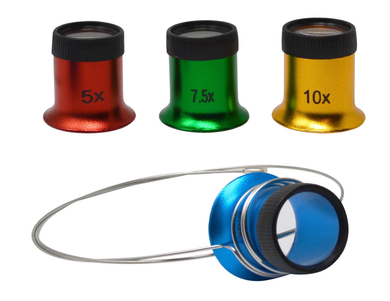 INSP-0021 Set of 4 Magnifying Eye Loupes with Headband Multiple ...