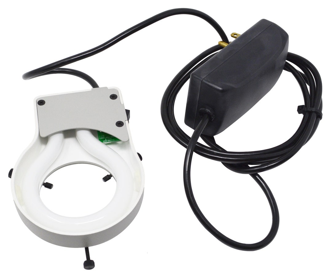 GRS 115V Fluorescent Microscope Ring Light Jewelry Making Bench Tool ...