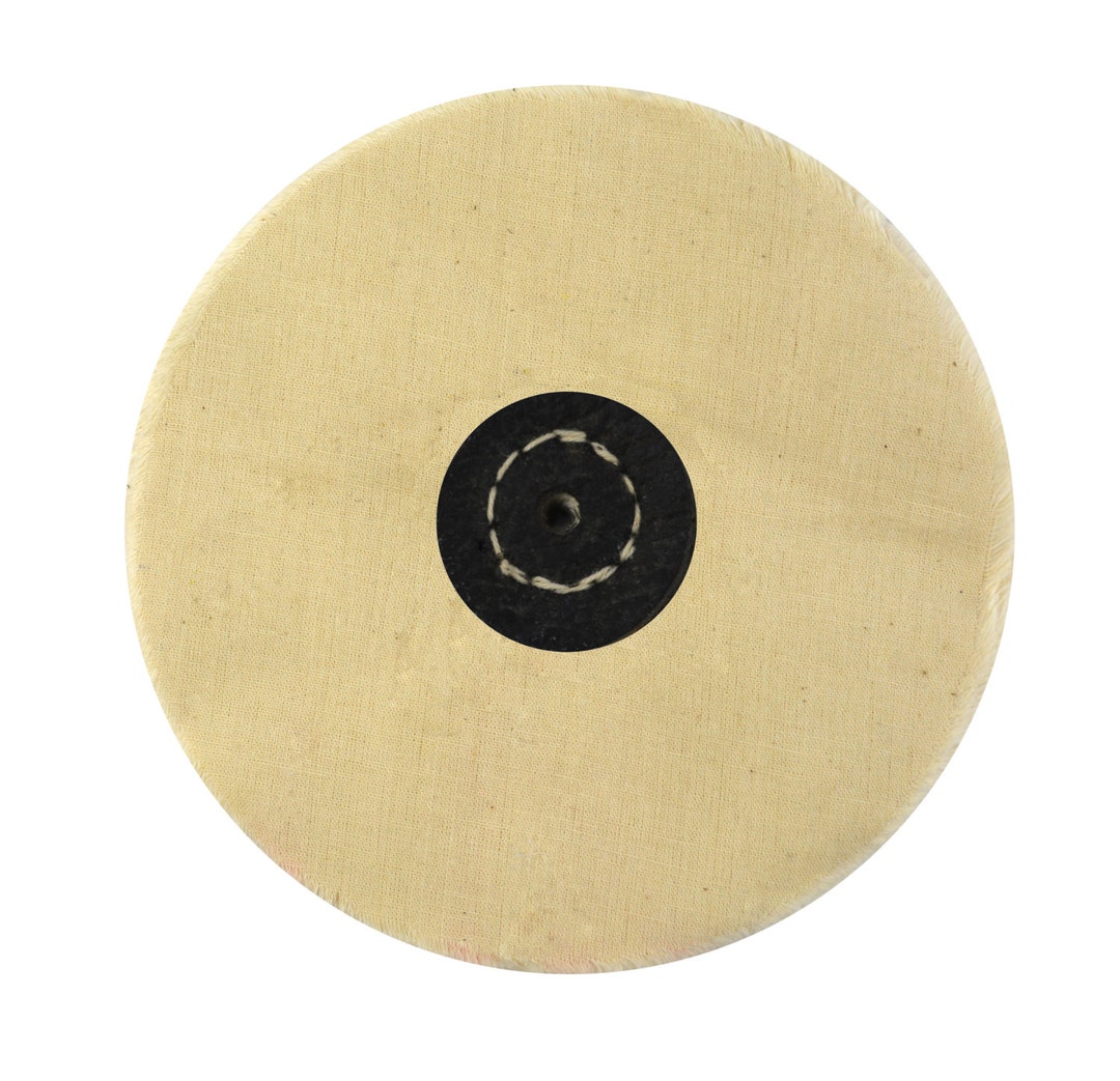 White Muslin Unstitched Buff 5" X 50 Folds Jewelry Making Rotary Metal ...