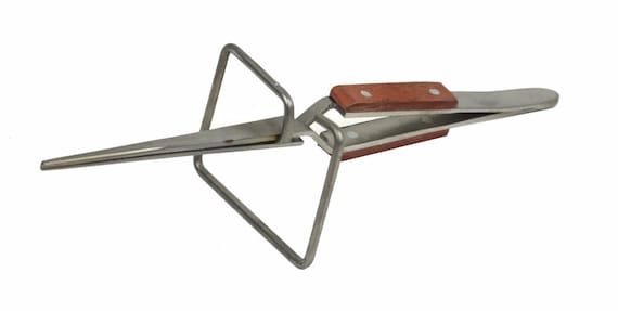 6-1/4 Straight Fiber-grip Cross-locking Tweezers With | Etsy