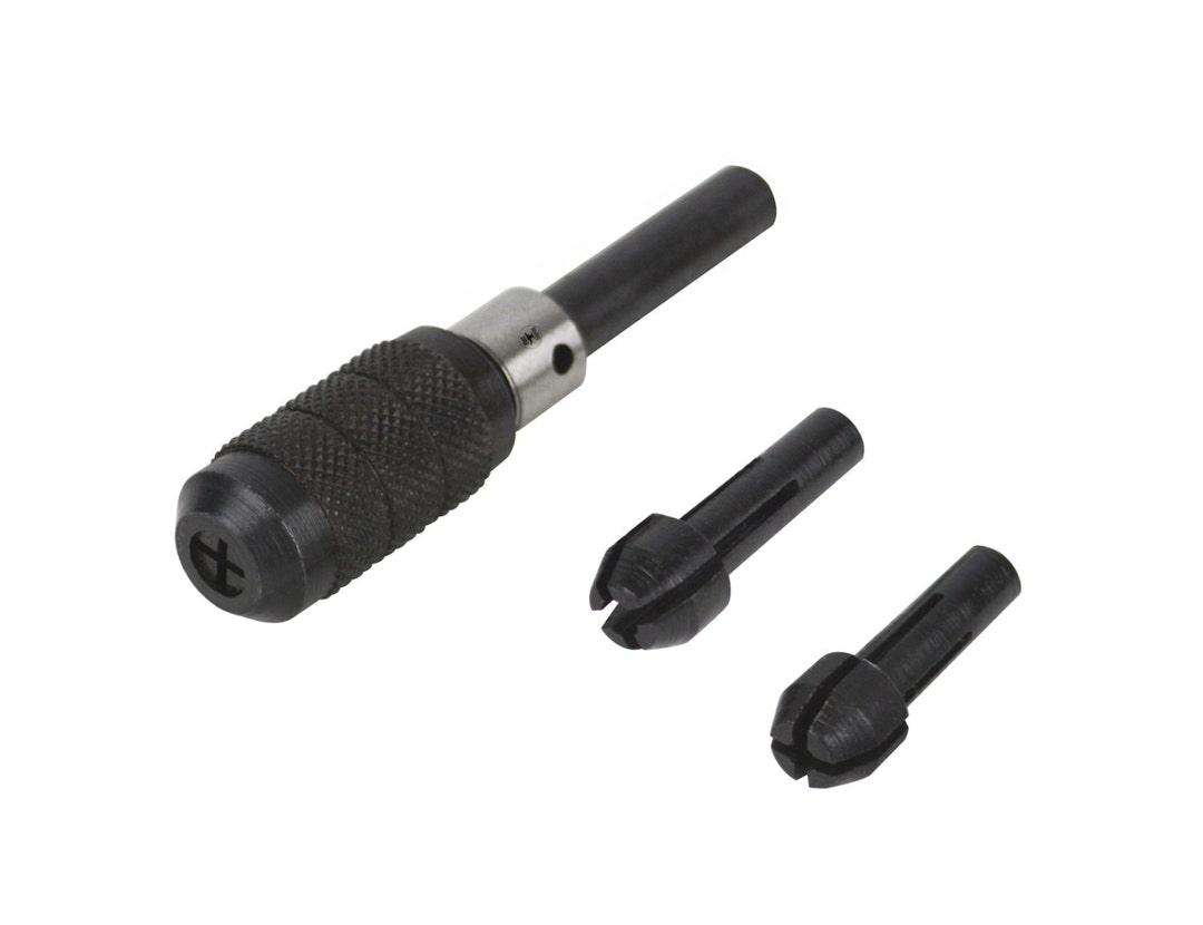 Pin Chuck Vise Set With 3 Collets to Hold Small Twist Drill Bits From ...