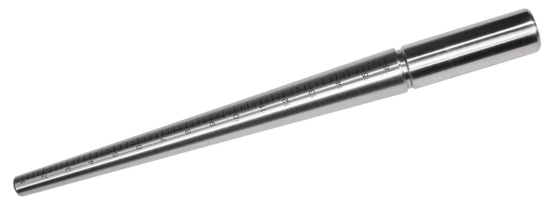 Steel Ring Mandrel With Groove Sizes 1-16 Jewelry Making Wire and Sheet ...