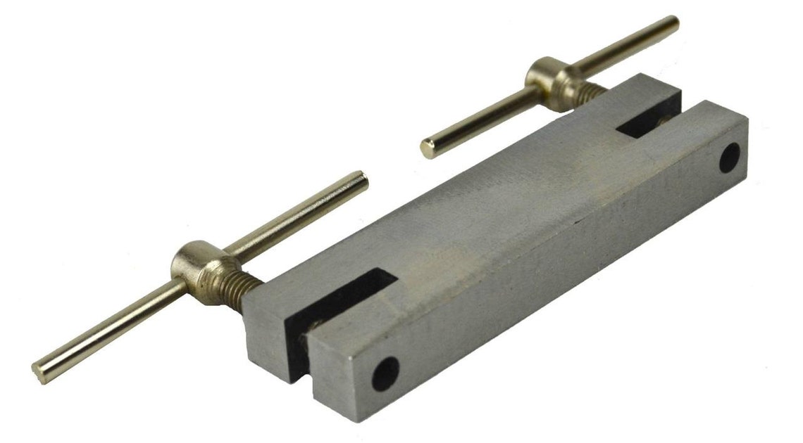 Two Hole Maker Jig 1.4 & 2.00 MM Soft Metal Punch Jewelry Making Craft ...