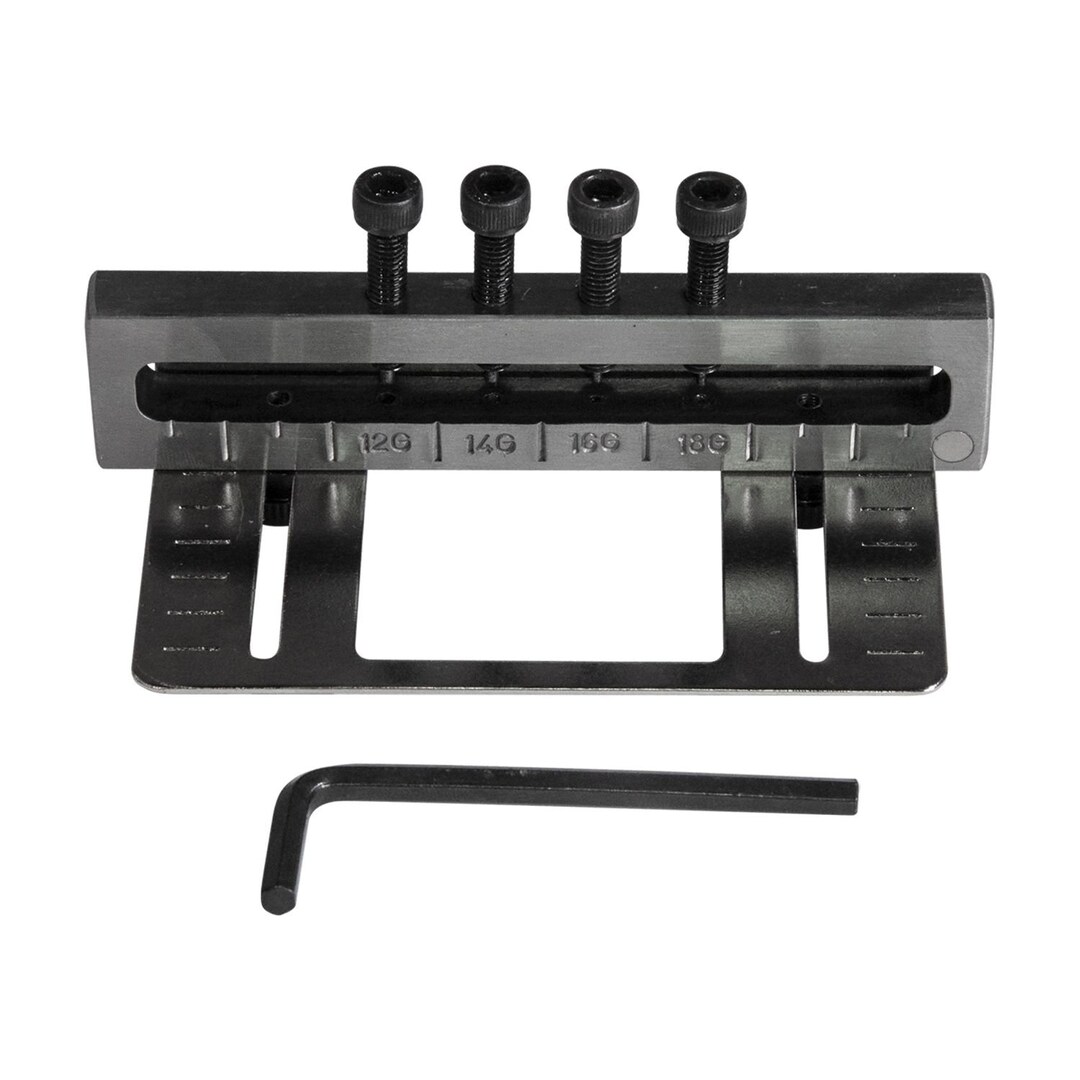 Deluxe 4 Hole Maker Punch Jig Jewelry Making Metal Plastic Punch Charm ...