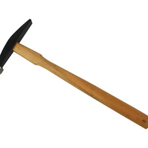 8-1/2 Flat Face and Cross-peen Jeweler's Hammer W/ Wooden Handle Tool ...