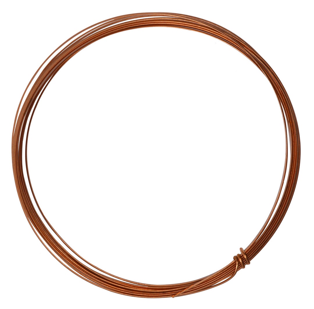 10' Half Round Half Hard Copper Wire 16 Gauge Jewelry Making Craft Wire ...