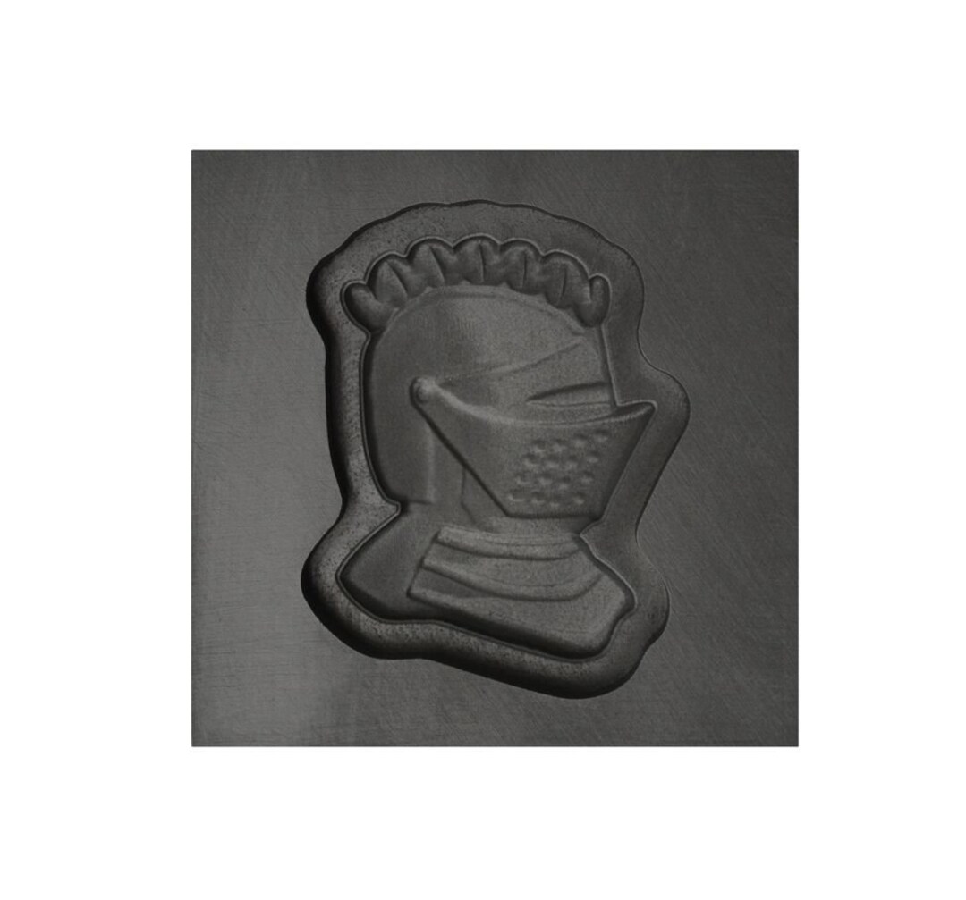 Knight Helmet 3D Graphite Ingot Mold for Precious Metal Casting Gold ...