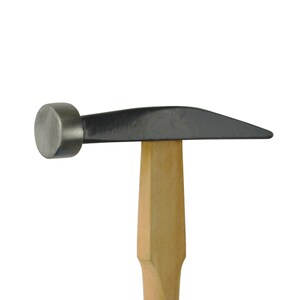 8-1/2 Flat Face and Cross-peen Jeweler's Hammer W/ Wooden Handle Tool ...