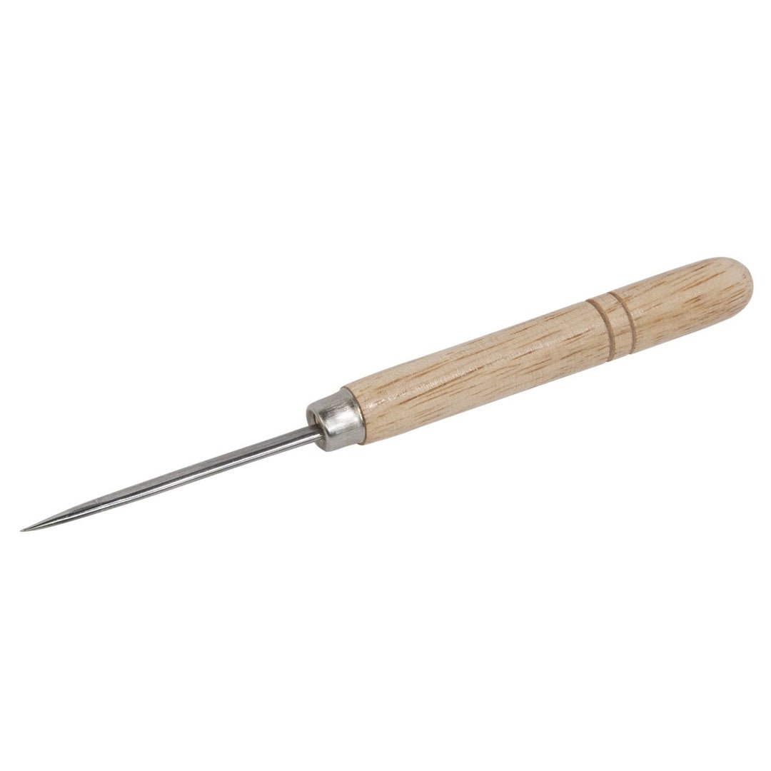 2-1/2" Straight Steel Slim Burnisher With Wooden Handle Burnishing ...