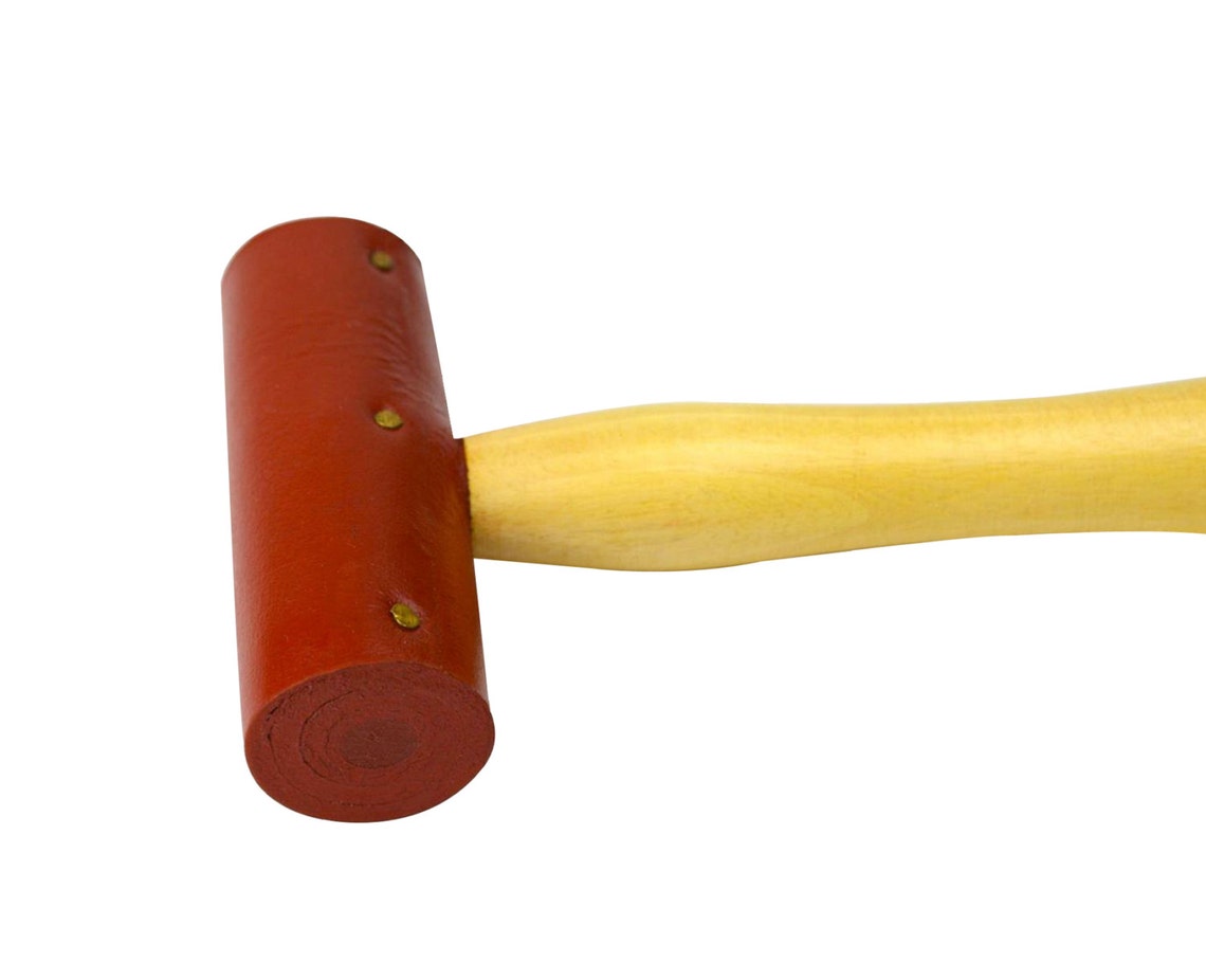 Rawhide Leather Mallet 1" Face 2 Oz Jewelry Making Tool Hammer Snaps ...