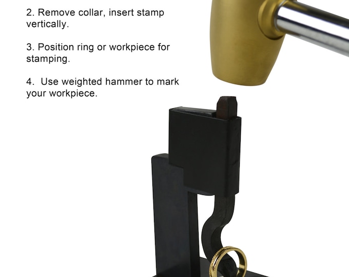 Ring Stamping Device Holder Nylon Anvil Jewelry Marking Tool Device Jig ...