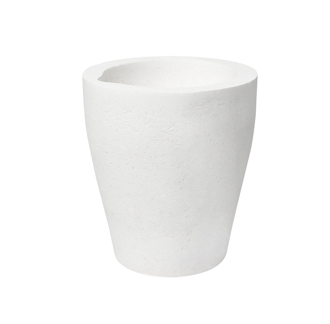 350 Gram Ceramic Alumina Crucible Cup Precious Metal Gold Silver Bronze ...