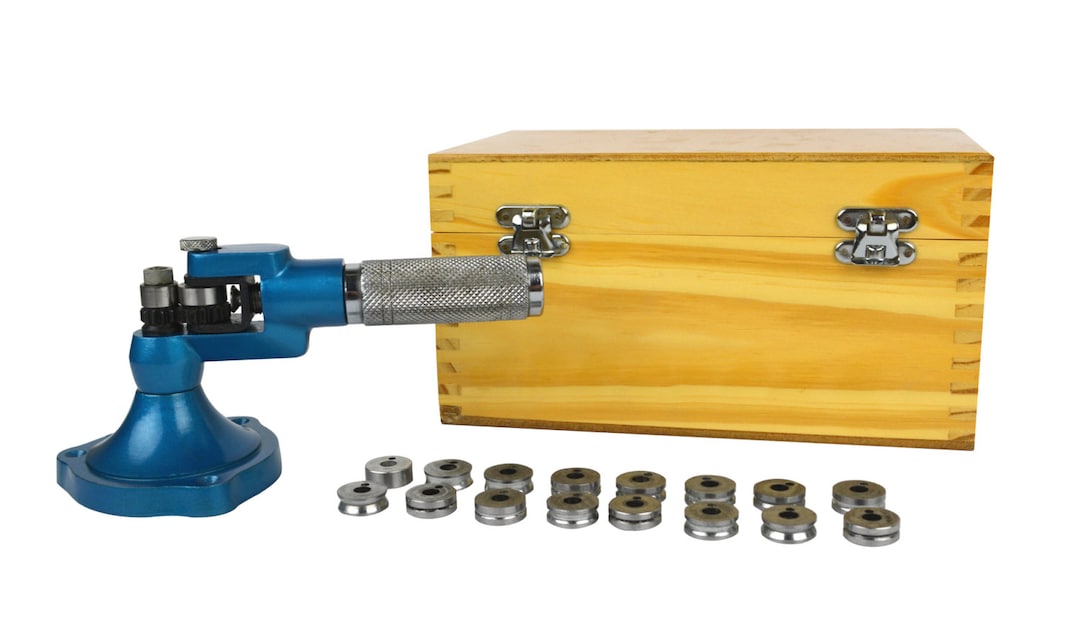 Deluxe Stone Set Ring Stretcher Enlarger W/ 16 Dies and Roller W ...