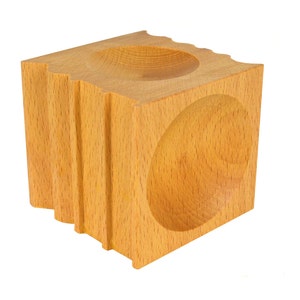 Wooden Dapping Block 2.75" X 2.75" (70 Mm X 70 Mm) Jewelry Forming ...