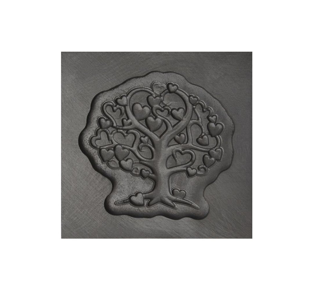 Tree of Love 3D Graphite Ingot Mold for Precious Metal Casting Gold ...