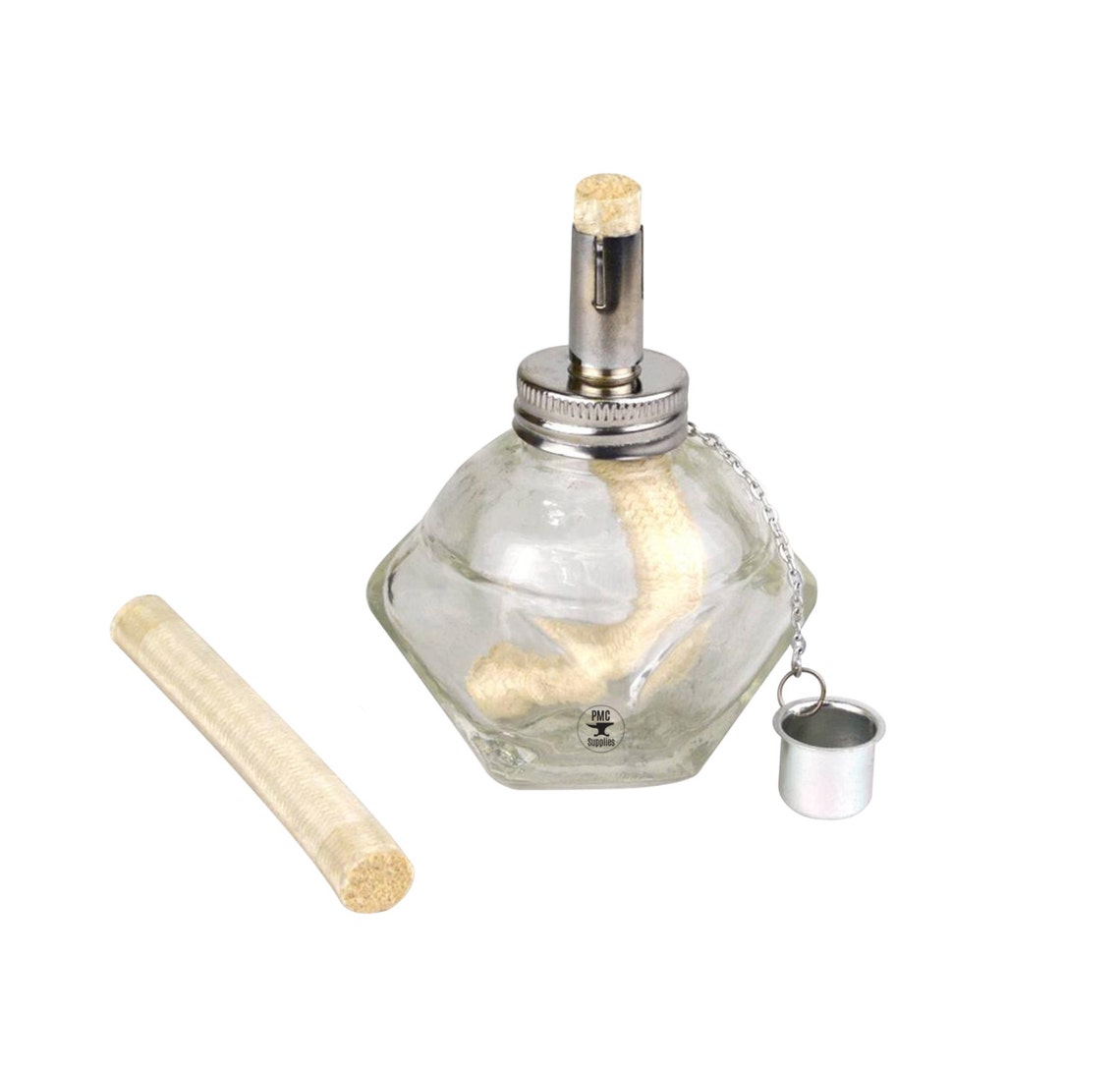 Alcohol Glass Burner Lamp Adjustable 1/2 Wick Extra - Etsy