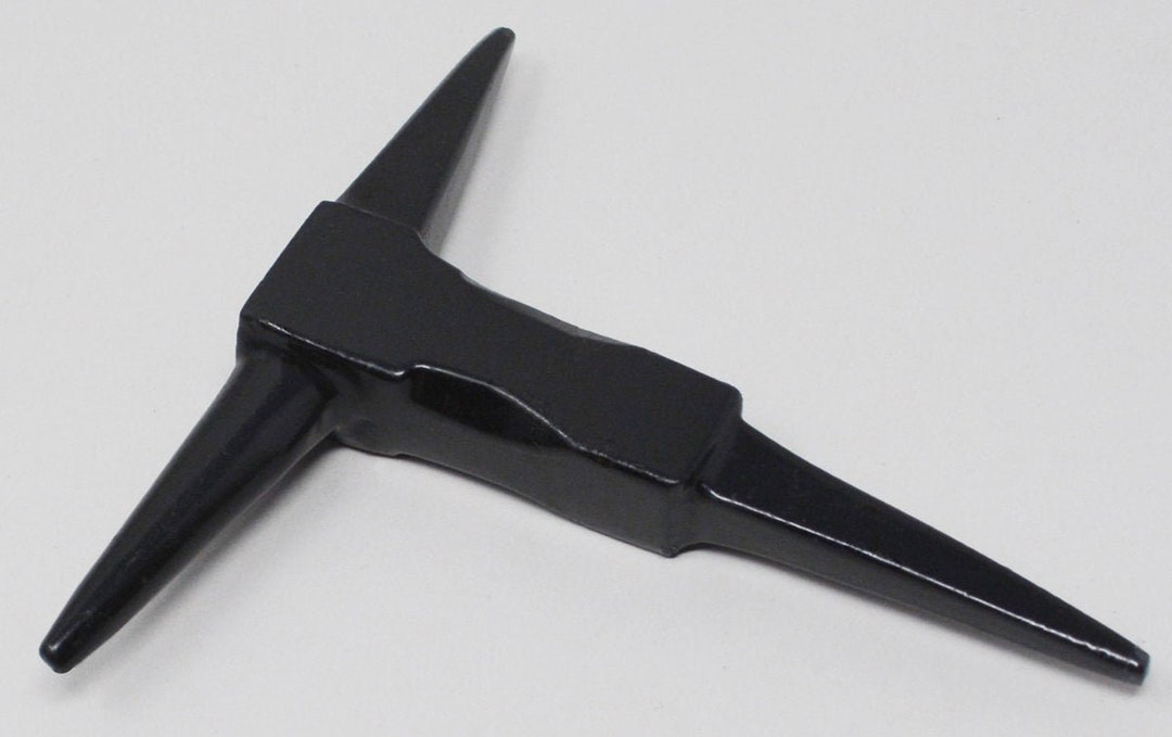 3-1/4" Solid Cast Iron T-type Stake Anvil Jewelry Making Metal Forming ...