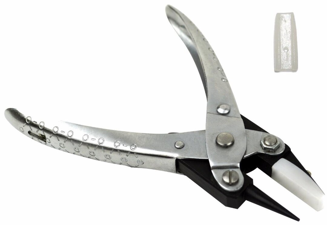 Jewelers Parallel Action Pliers 5-1/2" 140 Mm W/ Round and Flat Nose W ...