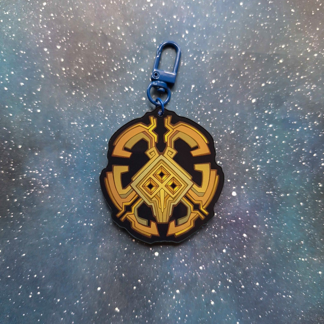 Outer Wilds Nomai Mask Keychain - Etsy