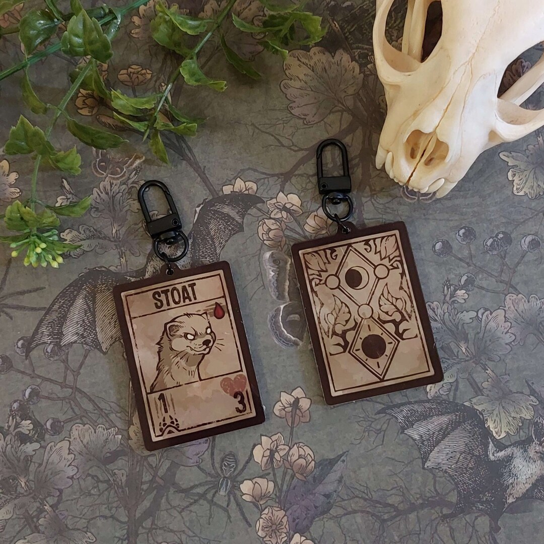 Inscryption Stoat Keychain - Etsy