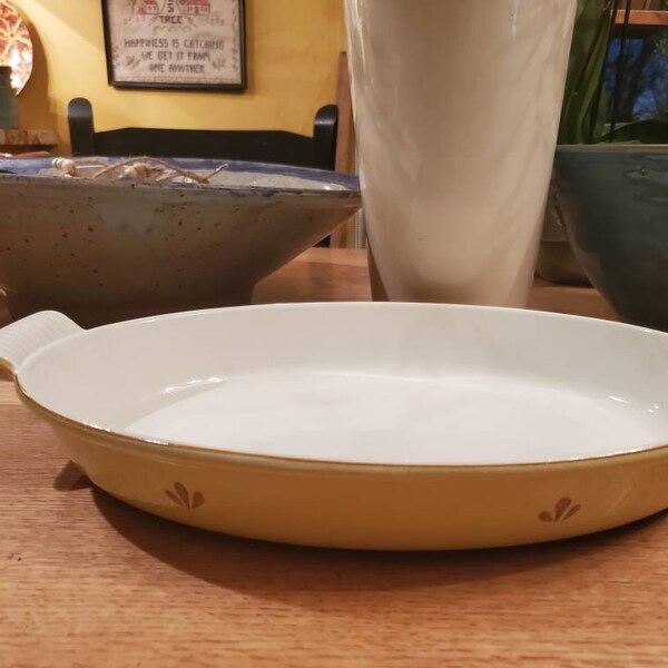 Yellow Enamel Pan - Etsy