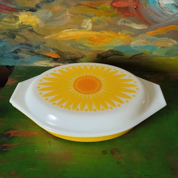 Pyrex Sunflower - Etsy