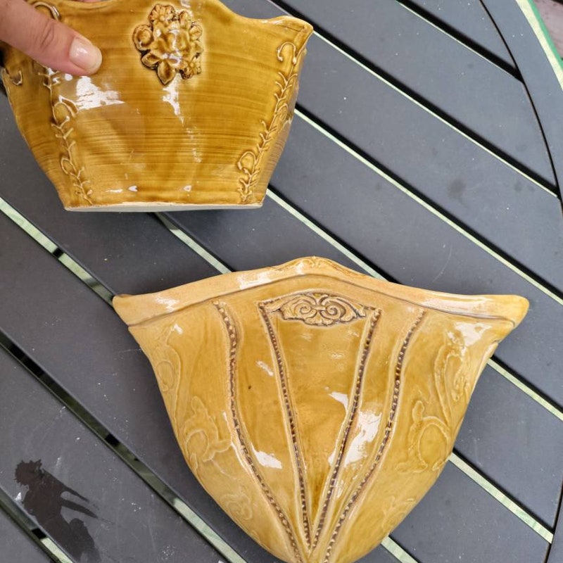 Pottery Wall Pocket - Etsy