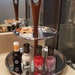 Mid-century Modern Two Tiered Tidbit Tray, Wood and Metal, Many Uses ...