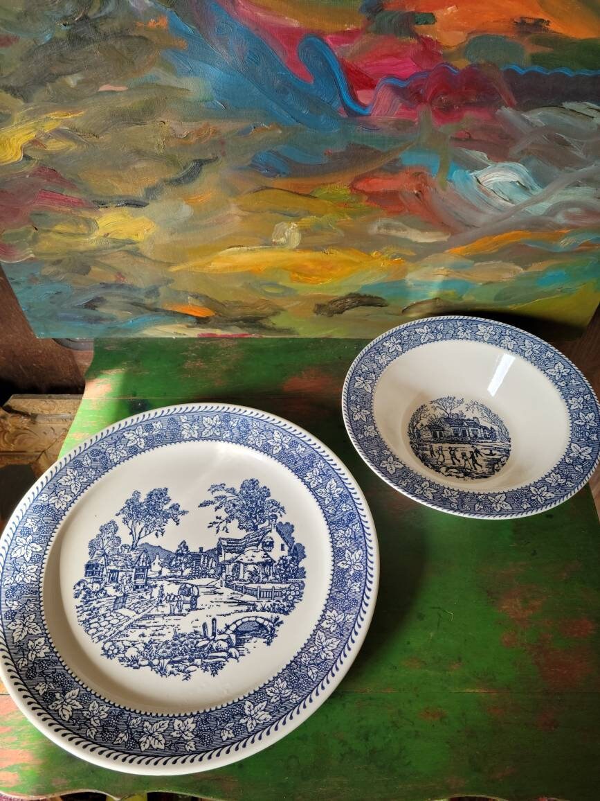 Stratwood Collection Shakespeare Country Blue French Pastoral - Etsy