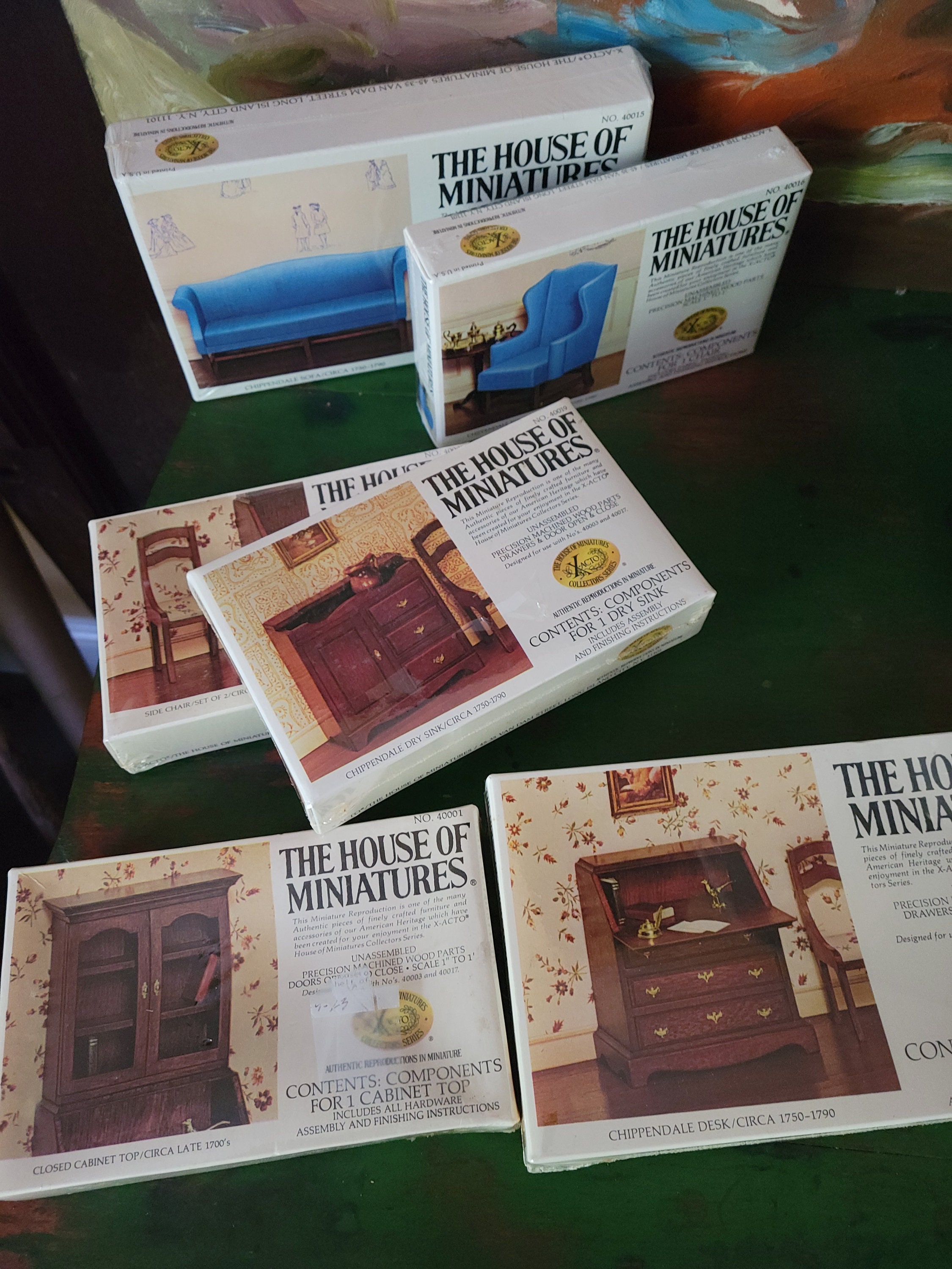 Vintage House of Miniatures Furniture, 1:12 Scale - New Old Stock - Etsy