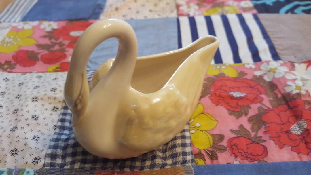 Belleek Swan Creamer, Brown Belleek Mark - Etsy