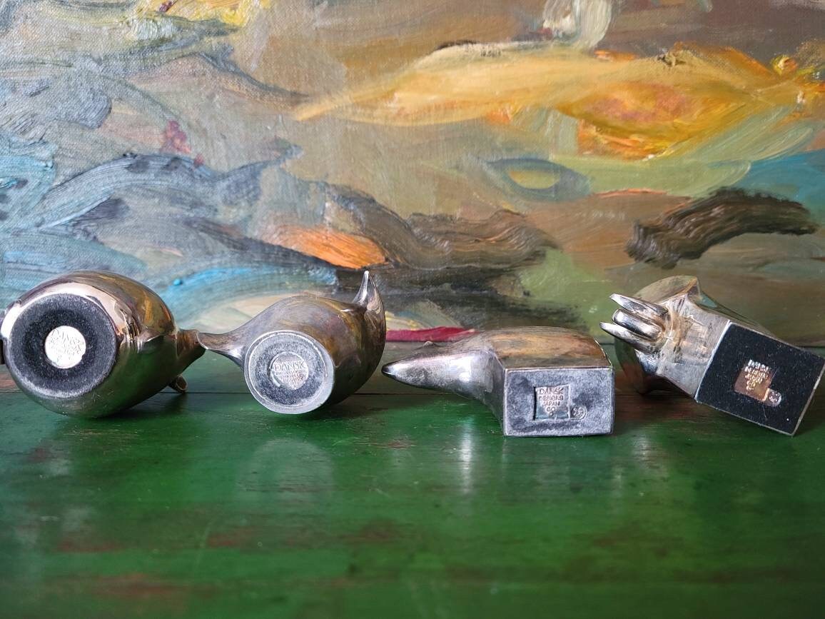 Vintage Gunner Cyren Dansk Paperweight Animals, Sold Individually, Bird ...