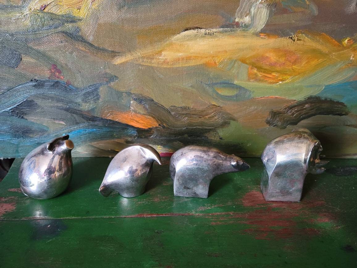 Vintage Gunner Cyren Dansk Paperweight Animals, Sold Individually, Bird ...