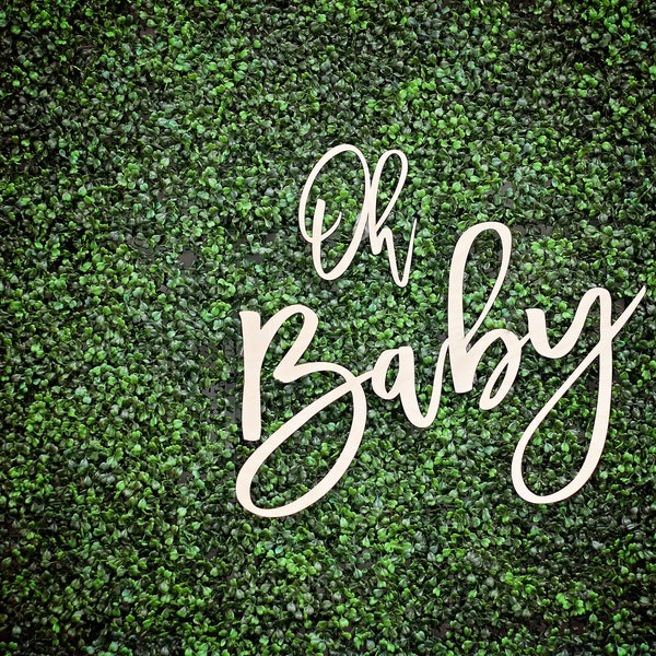Oh Baby Sign - Etsy
