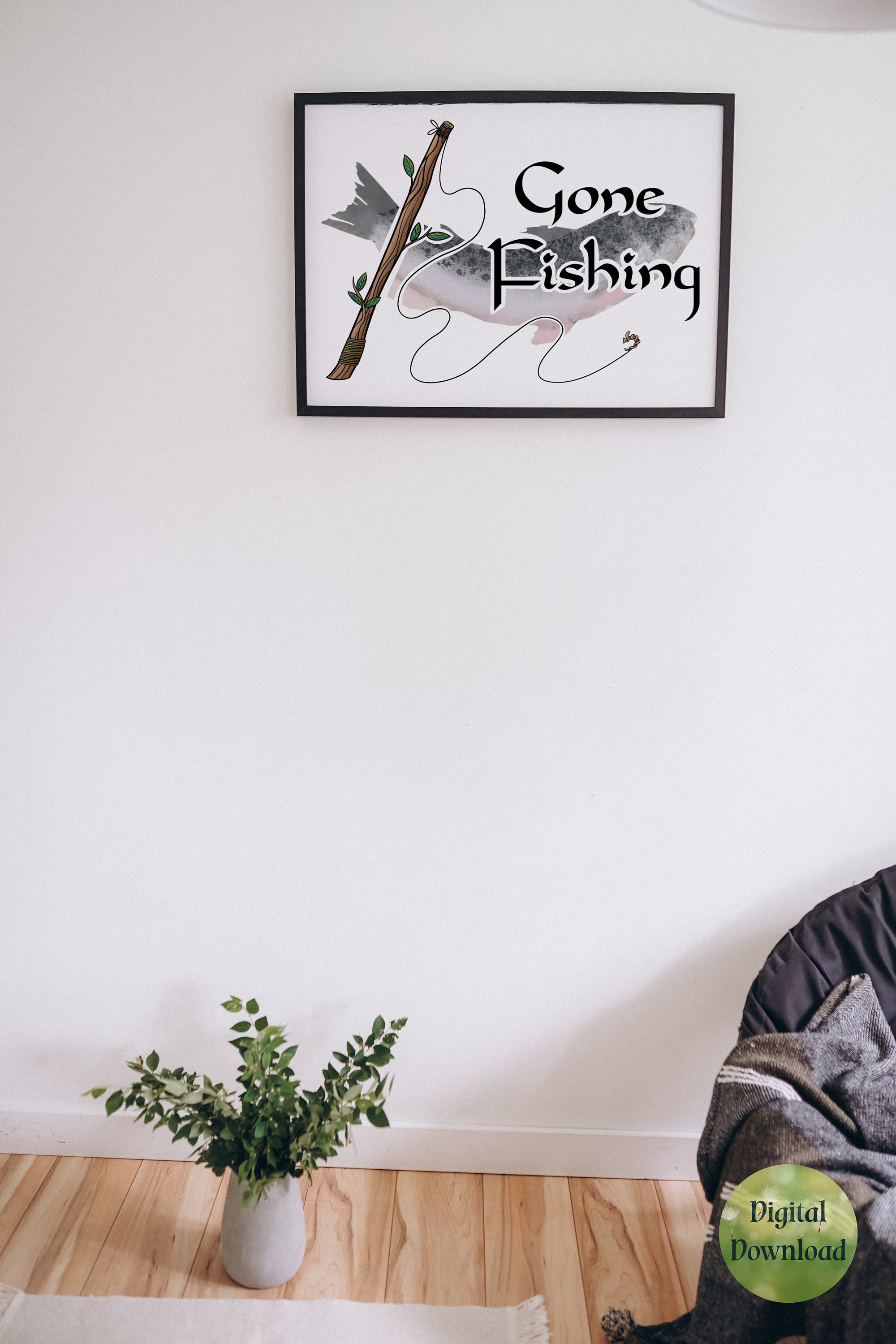 Gone Fishing Sign Printable | Etsy