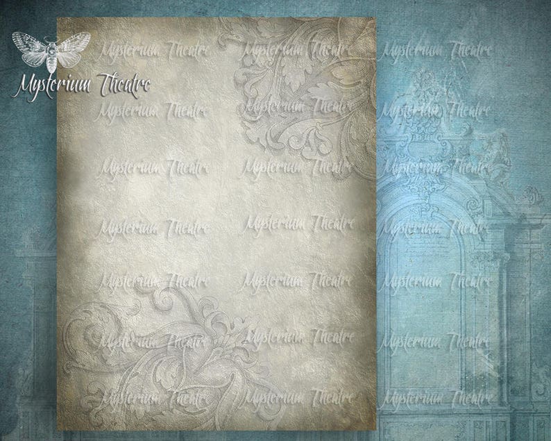 Classical Renaissance Digital Journal Stationary Papers - Etsy