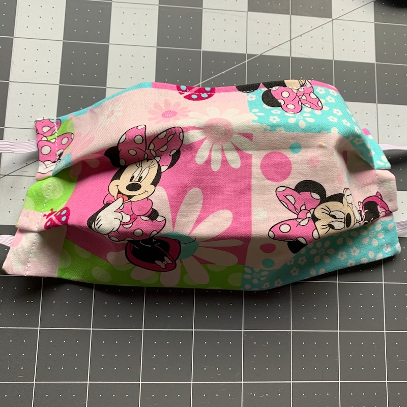 Minnie Mouse Face Mask - Etsy