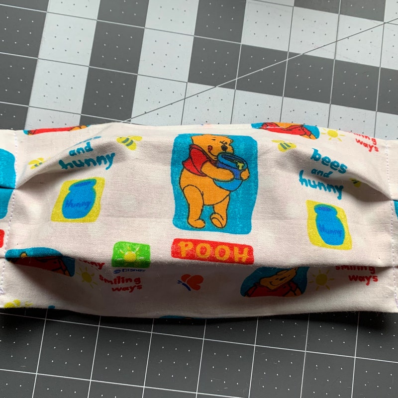 Winnie the Pooh Face Mask - Etsy