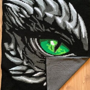 Dragon Eye Crochet Graphghan Pattern TSS Version - Etsy