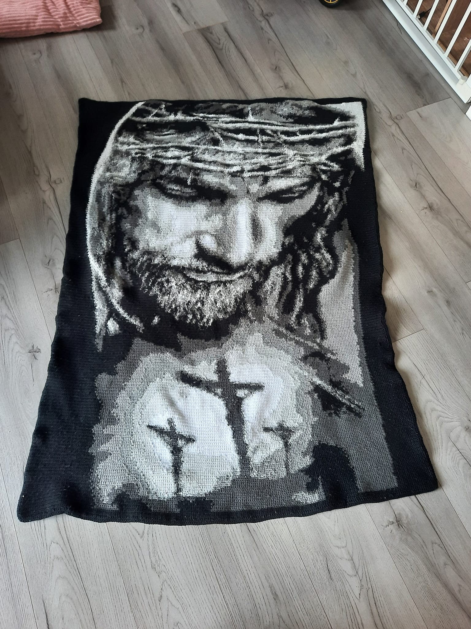 Jesus on the Cross Graphghan Pattern - Etsy
