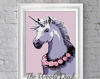 Unicorn Zombie Crochet Graphghan Pattern SC 240 X 200 - Etsy