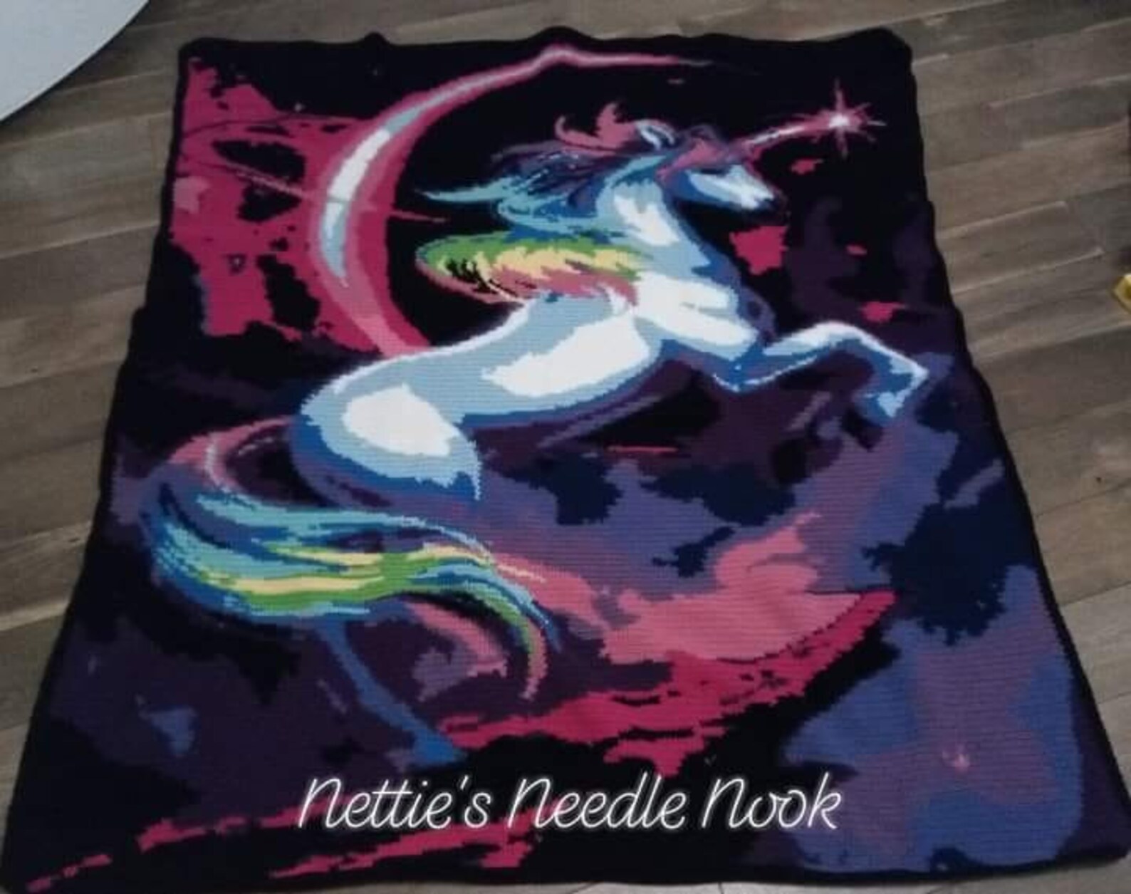 MAGICAL UNICORN Graphghan Pattern for Single Crochet/cross - Etsy