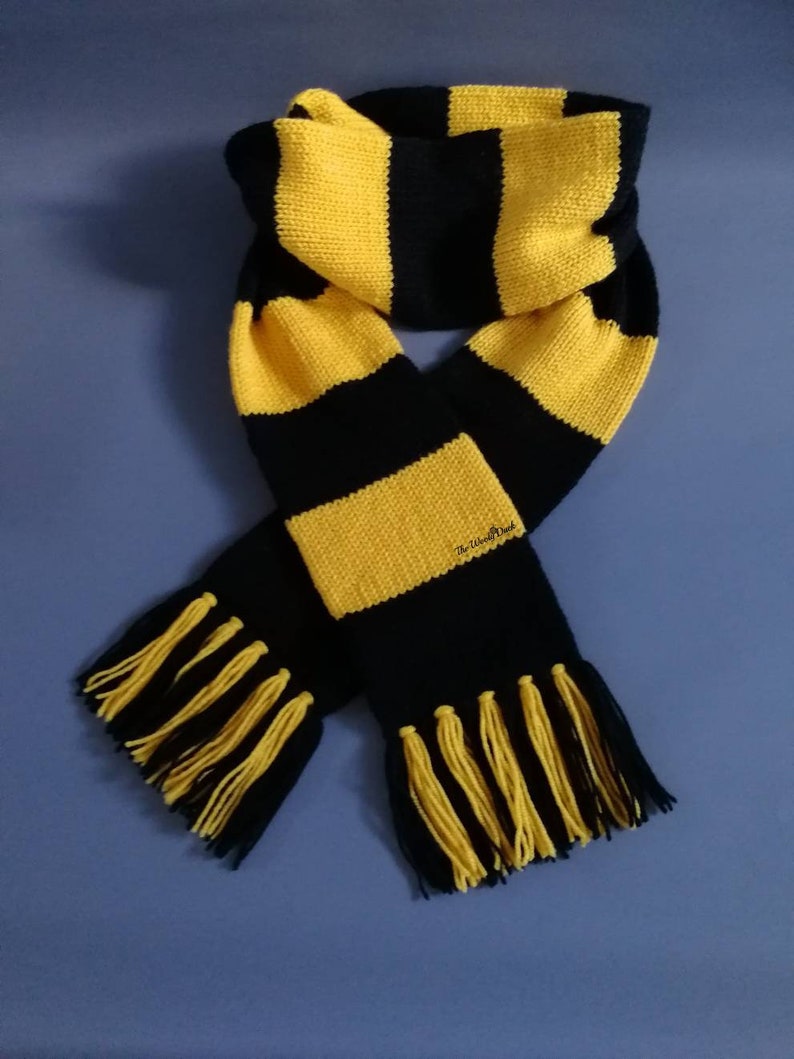 Magical Harry Potter Inspired House Colour Scarf - Etsy UK
