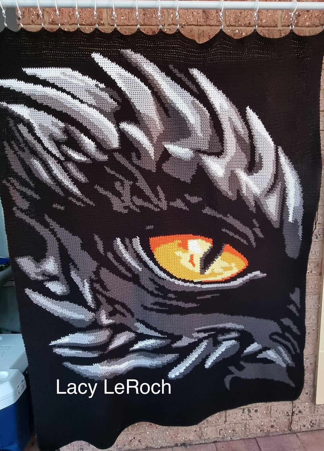 Dragon Eye Crochet Graphghan Pattern | Etsy