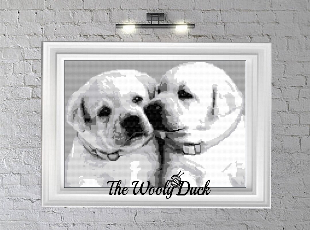LABRADOR PUPS C2C Graphghan Pattern for Crochet/cross Stitch/ - Etsy