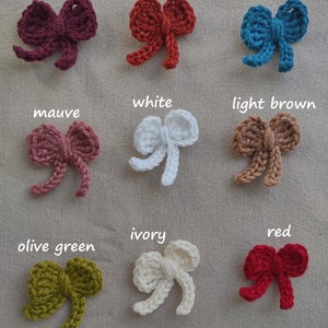 Crochet Bow Vent Clip Bow Vent Clip - Etsy