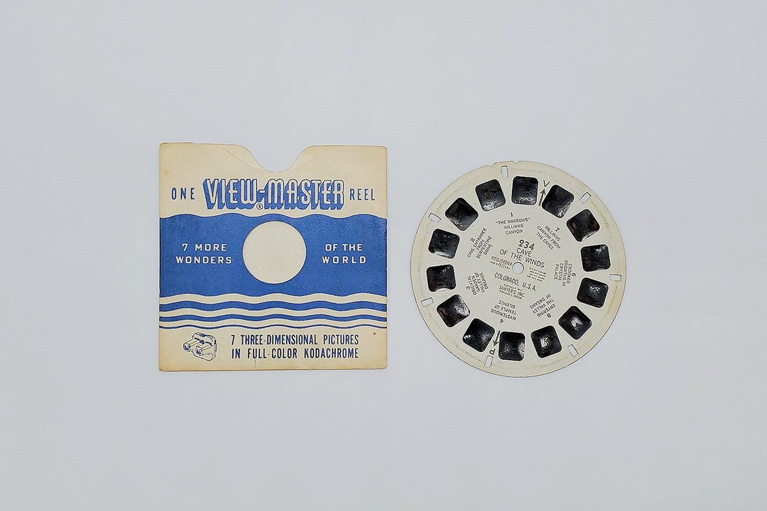 Vintage Sawyer's Viewmaster Reel 234 - Cave of the Winds - Colorado, USA - Etsy