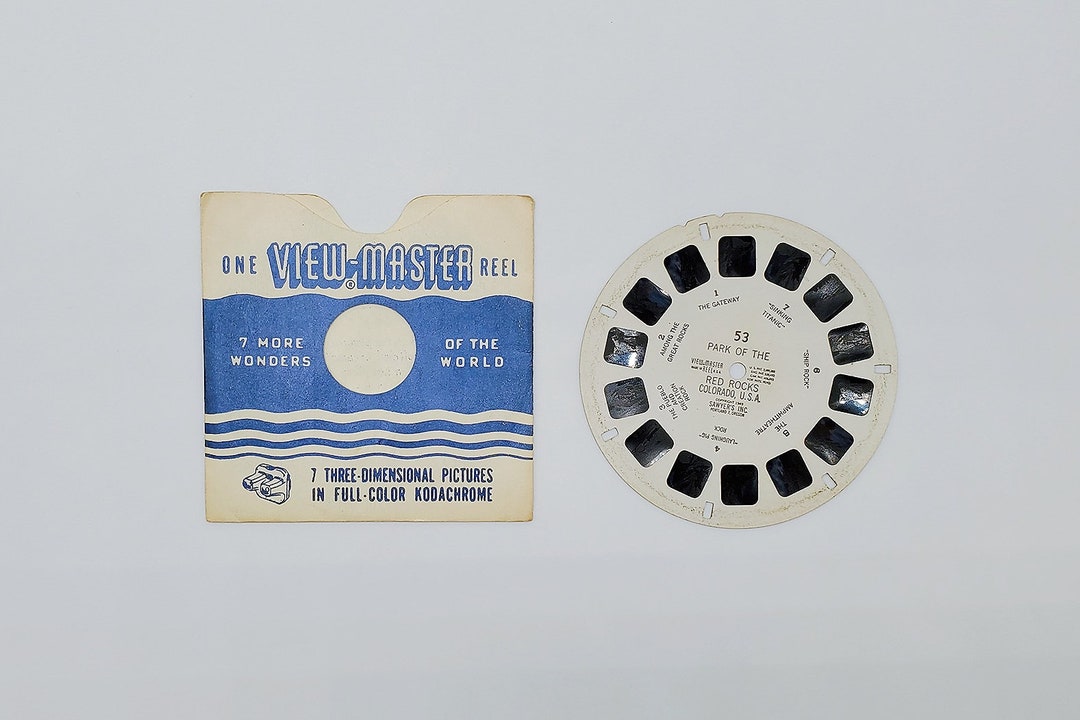 Vintage Sawyer's Viewmaster Reel 53 - Park of the Red Rocks - Colorado, USA - Etsy