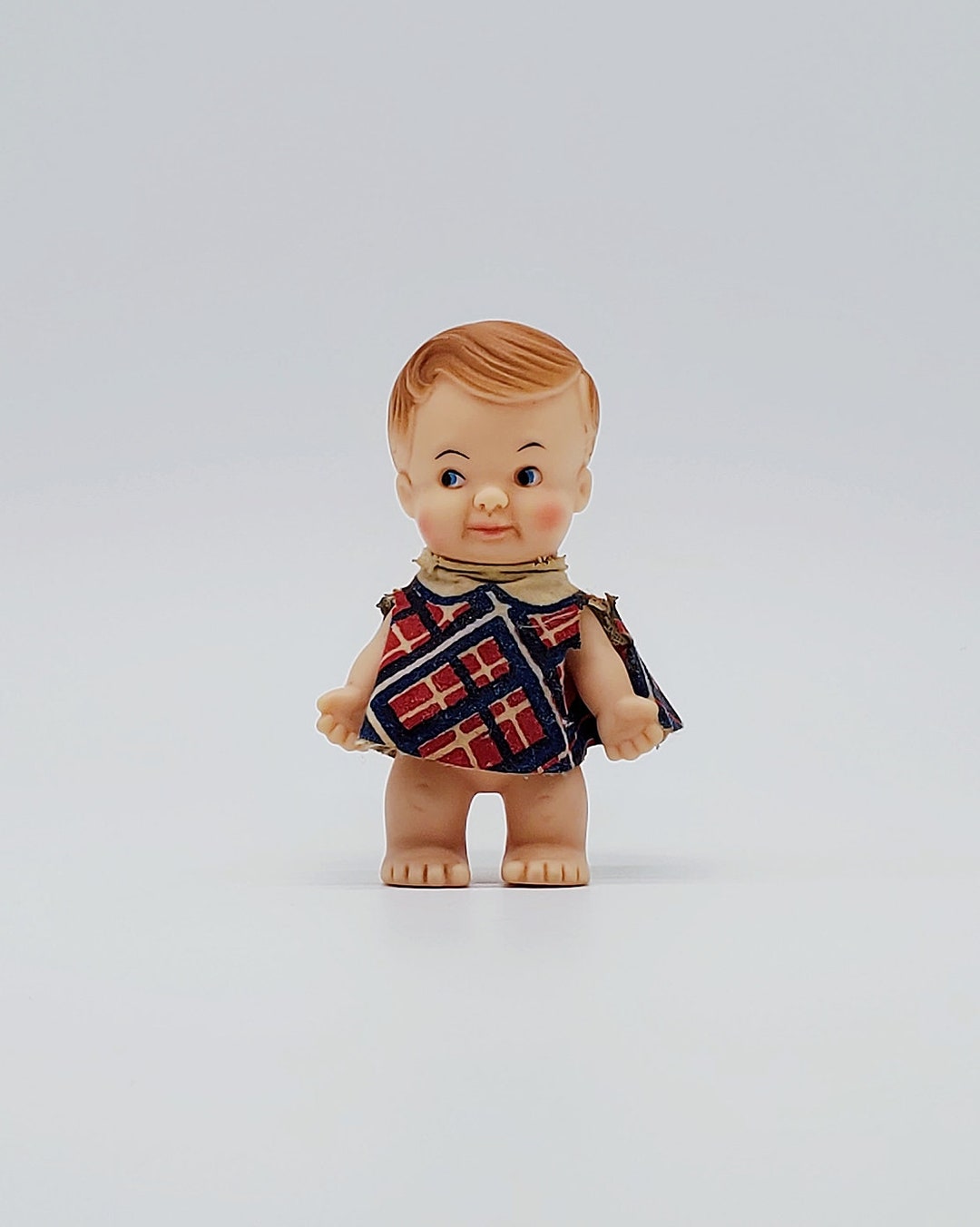 Vintage 1965 Plastic Pee Wee Little Boy Doll - Etsy