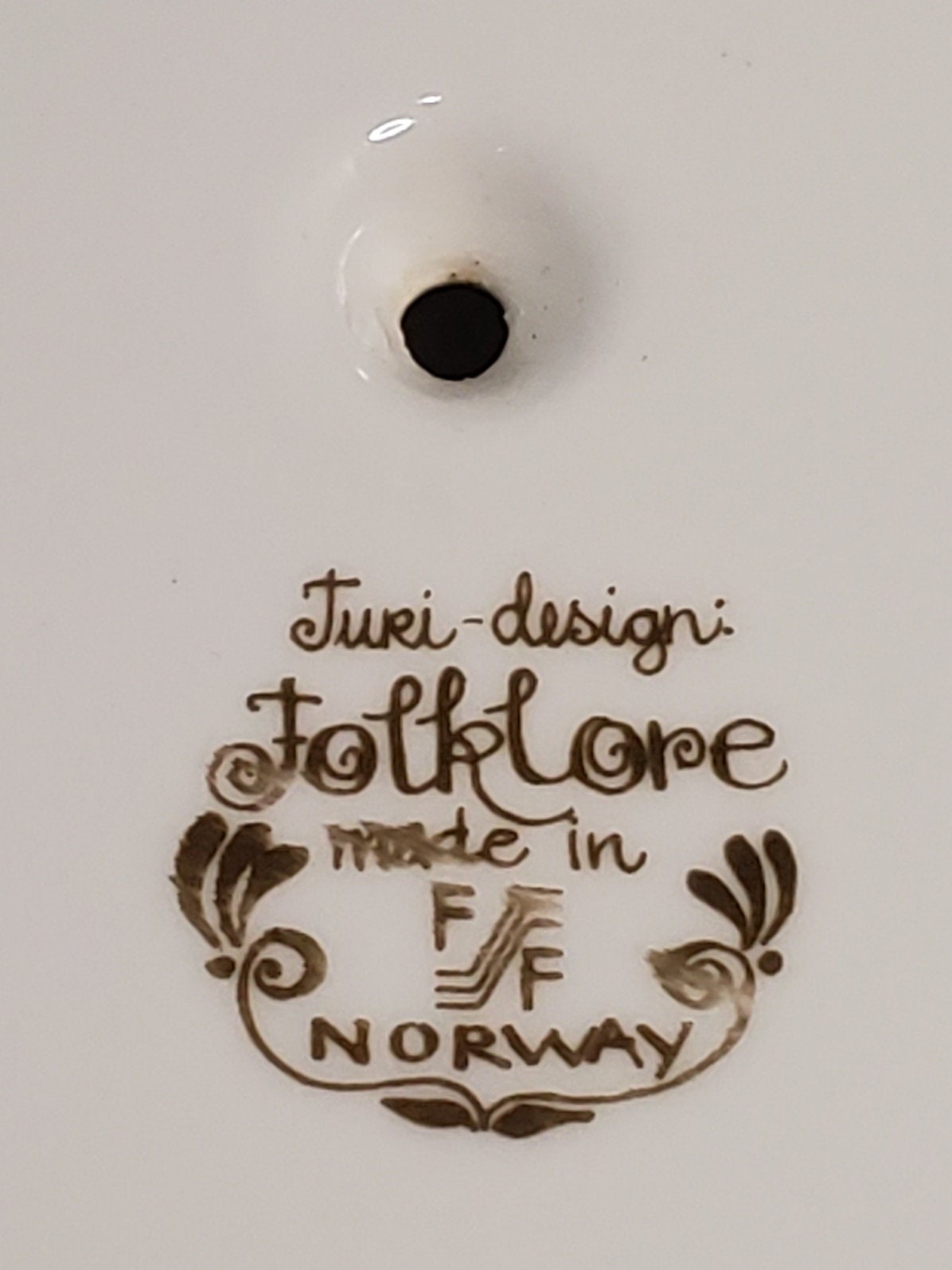 Vintage 1970s Turi Design Figgjo Flint Folklore Norway Trivet Plate ...